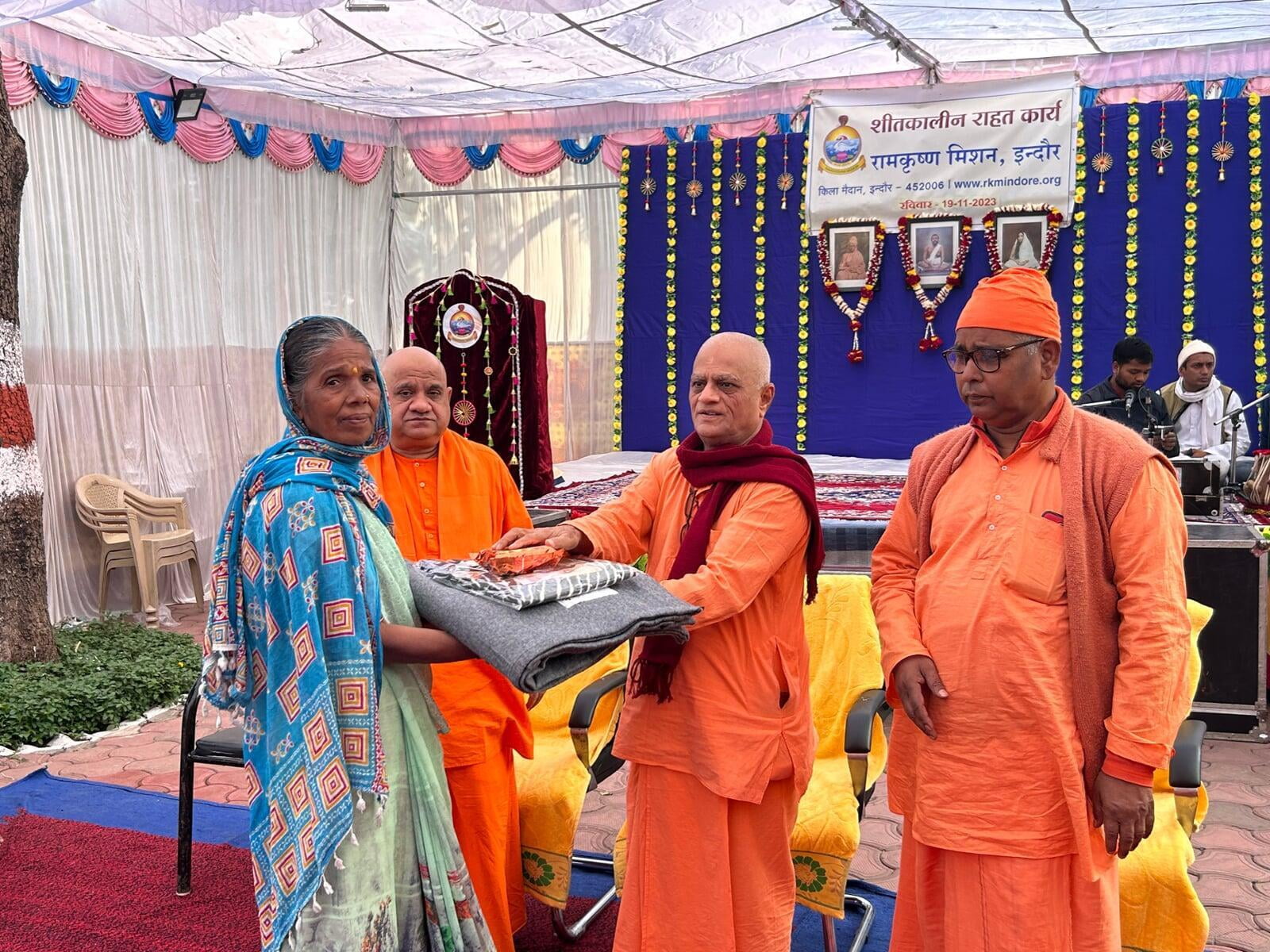 Winter Relief, Phase - I, Nov 2023 | Ramakrishna Mission, Indore